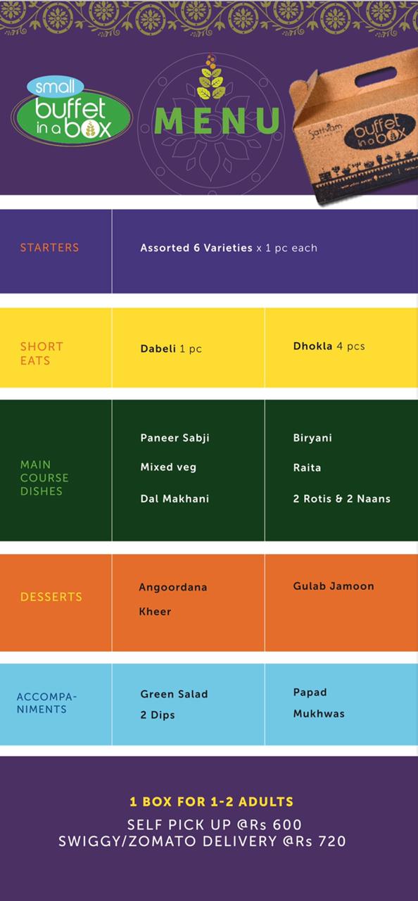 Buffet in a box - Sattvam